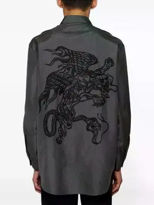 CASELLA MEYER Embroidered Silk Shirt