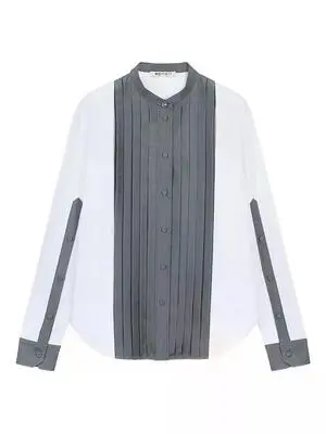 Ports 1961 Pleated-panel Cotton Shirt