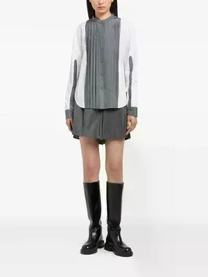 Ports 1961 Pleated-panel Cotton Shirt