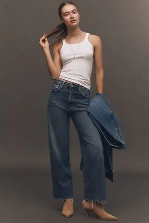 Crossover Denim Jeans For Women