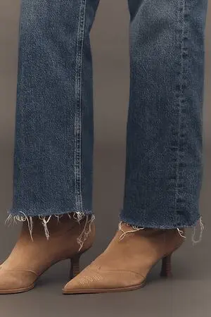 AGOLDE Ren High-rise Wide-leg Jeans - Chord