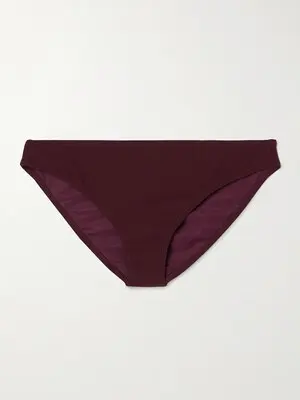 Ulla Johnson Dani Bikini Briefs Burgundy