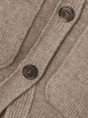 Khaite Scarlet Cashmere Cardigan - Brown