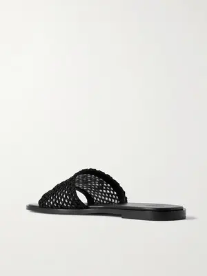 Chloé Flower Crocheted Slides
