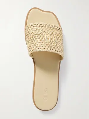 Chloé Flower Crocheted Slides