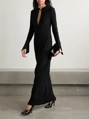 Brandon Maxwell The Sylvie Cutout Stretch-jersey Gown