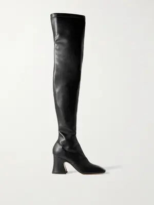 Chloé Janis Over-the-knee Leather Boots - Black