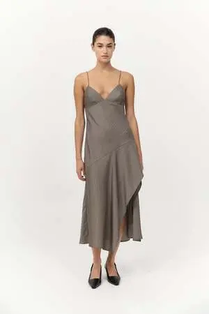 ST AGNI Asymmetric Slip Dress