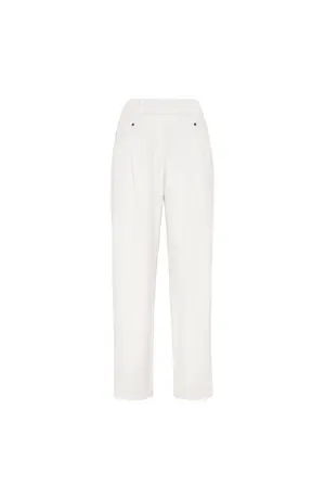 Brunello Cucinelli Baggy Trousers - White