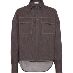 Brunello Cucinelli Patched Shirts For Women