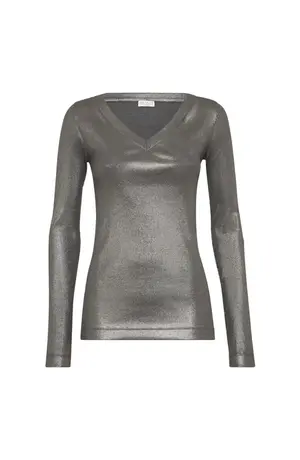 Brunello Cucinelli Metallic Tops