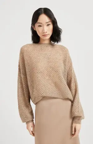 Brunello Cucinelli Mesh Sweater