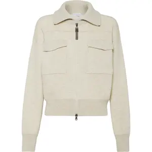 Brunello Cucinelli Zip Up Cardigans For Women