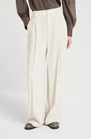 Brunello Cucinelli Sartorial Track Trousers - Butter