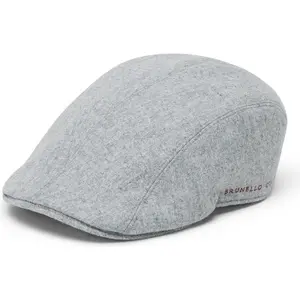 Brunello Cucinelli Flat Cap - Pearl Grey