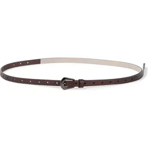 Brunello Cucinelli Carved Leather Belt - Cocoa