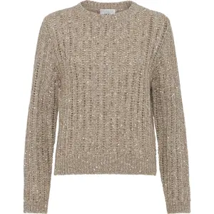 Brunello Cucinelli Rib Knit Sweater - Camel