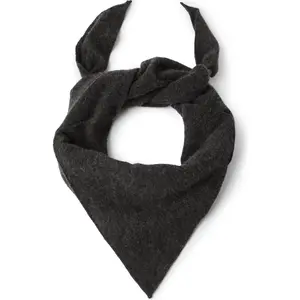 Brunello Cucinelli Scarf With Monili Anthracite