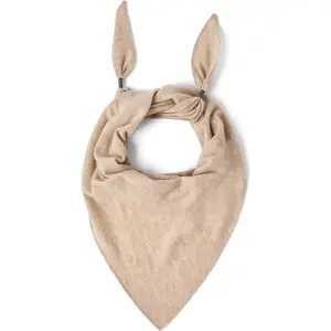 Brunello Cucinelli Scarf With Monili Cool Beige