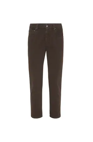 Brunello Cucinelli Straight Five-pocket Trousers - Chocolate