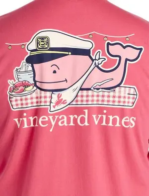 Vineyard Vines Big & Tall Lobster Bake Whale Graphic Tee