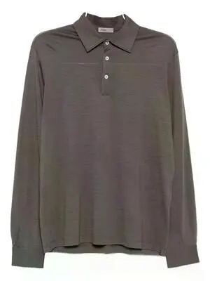 Herno Long-sleeve Polo Shirt - Brown
