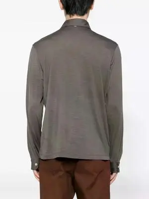 Herno Long-sleeve Polo Shirt - Brown