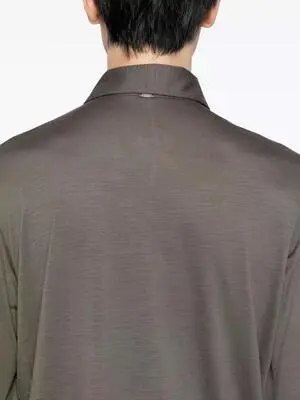 Herno Long-sleeve Polo Shirt - Brown