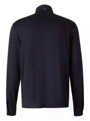 Herno Long-sleeve Polo Shirt - Blue