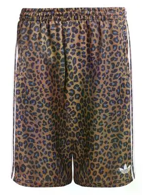 Adidas Leopard-print Shorts