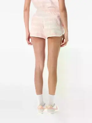 SPORTY & RICH Terry Striped Shorts - Pink
