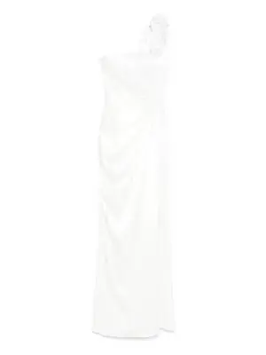 Silk Love & Lace Slit Evening Dresses