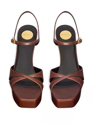 Saint Laurent 85mm Debbie Platform Sandals