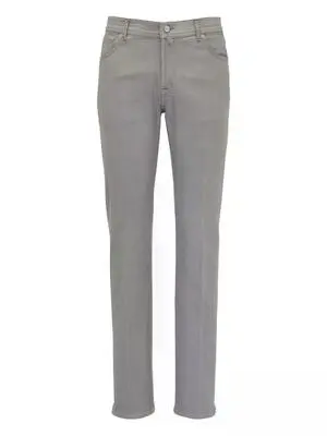 Kiton Logo-patch Jeans