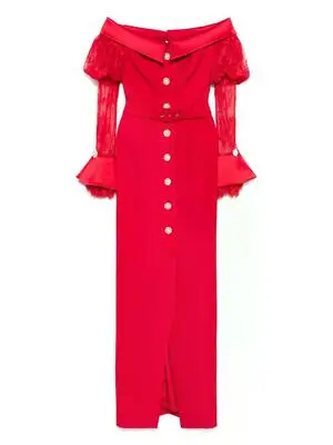 Silk Love & Lace Long Sleeve Evening Dresses