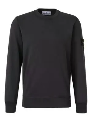 Stone Island Compass Badge Cotton Sweatshirt
