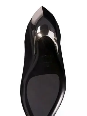 MUGLER Fang Pointed-toe Mules