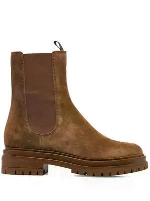 GIANVITO ROSSI Suede Chelsea Boots