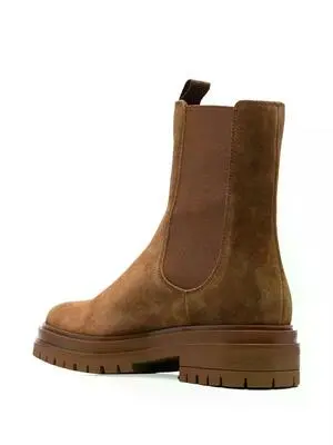 GIANVITO ROSSI Suede Chelsea Boots