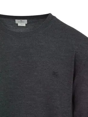 Etro Pegasus-embroidered Crew-neck Sweater