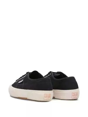 Superga Lace-up Canvas Sneakers - Black