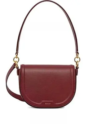 Bally Flap Leather Crossbody Bag