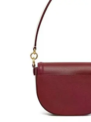 Bally Flap Leather Crossbody Bag