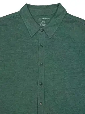 Majestic Filatures Long-sleeve Button-up Shirt - Green