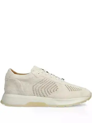 BOSS Zac Perforated Suede Sneakers