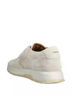 BOSS Zac Perforated Suede Sneakers