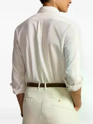 Polo Ralph Lauren Striped Button-down Shirt - White