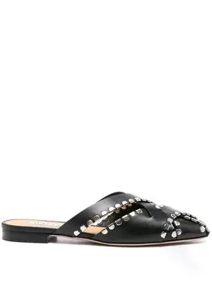 Bally Flat Mules Clogs For Women