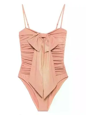 Zimmermann Bow-detailing One-piece Swimsuit - Neutrals