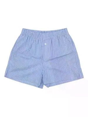 LA ROSE Striped Loungewear Shorts